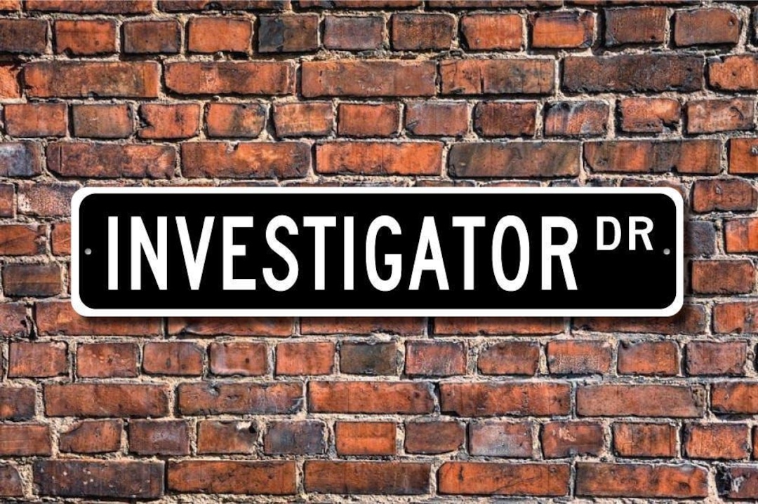 Investigator, Investigator Gift, Investigator Sign, Inspector, Police ...