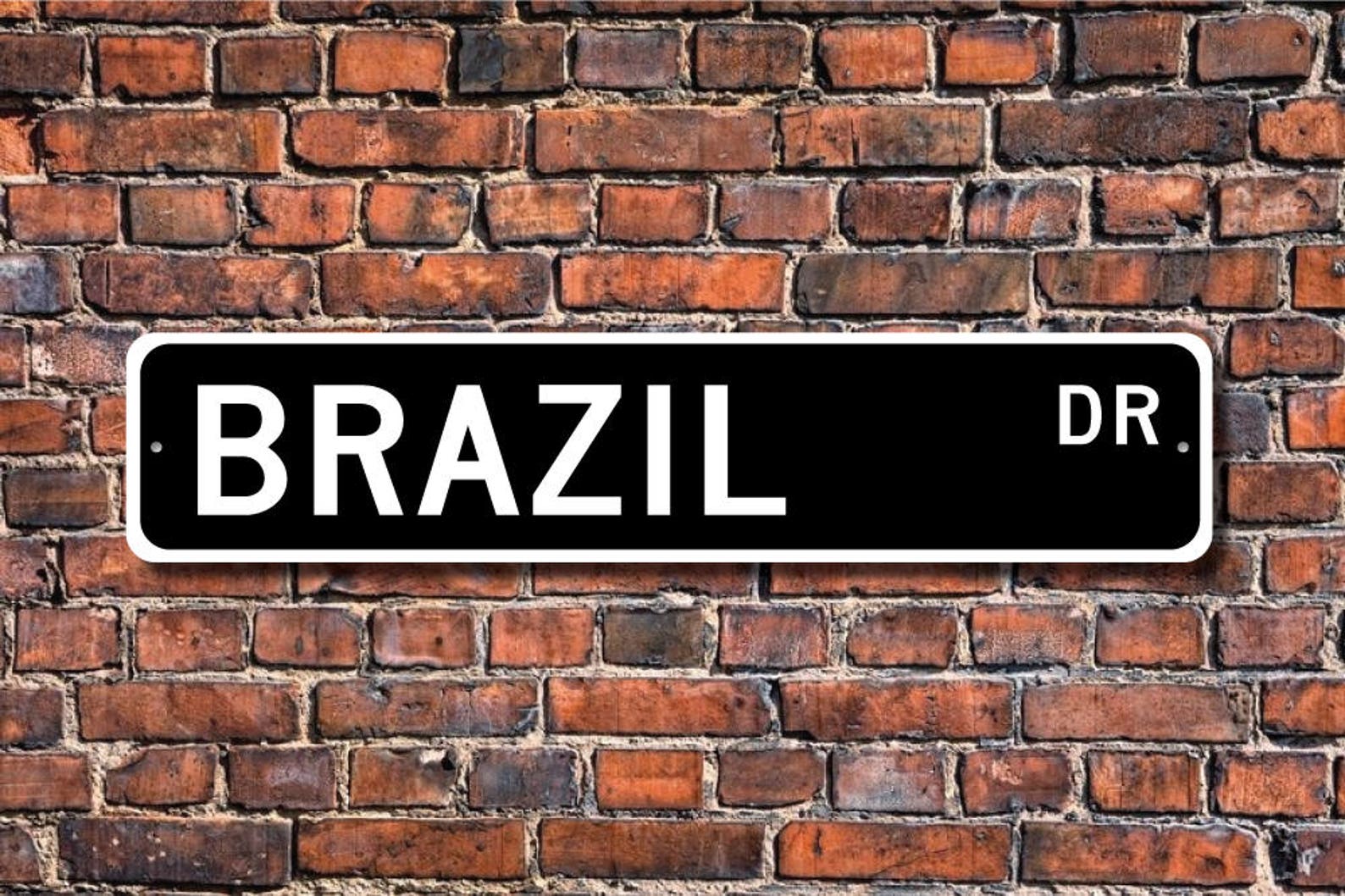 Brazil Sign Brazil Gift Brazil Keepsake Brazil Wall Decor - Etsy