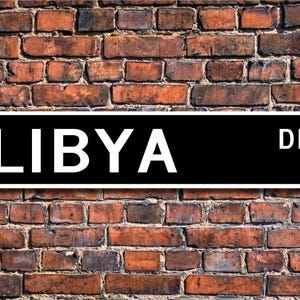 Libya Sign, Libya Gift, Libya Souvenir Sign, Libya Keepsake, Libya Wall ...