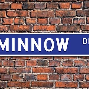 Minnow, Minnow Gift, Minnow Sign, Minnow Decor, Minnow Lover, Small ...