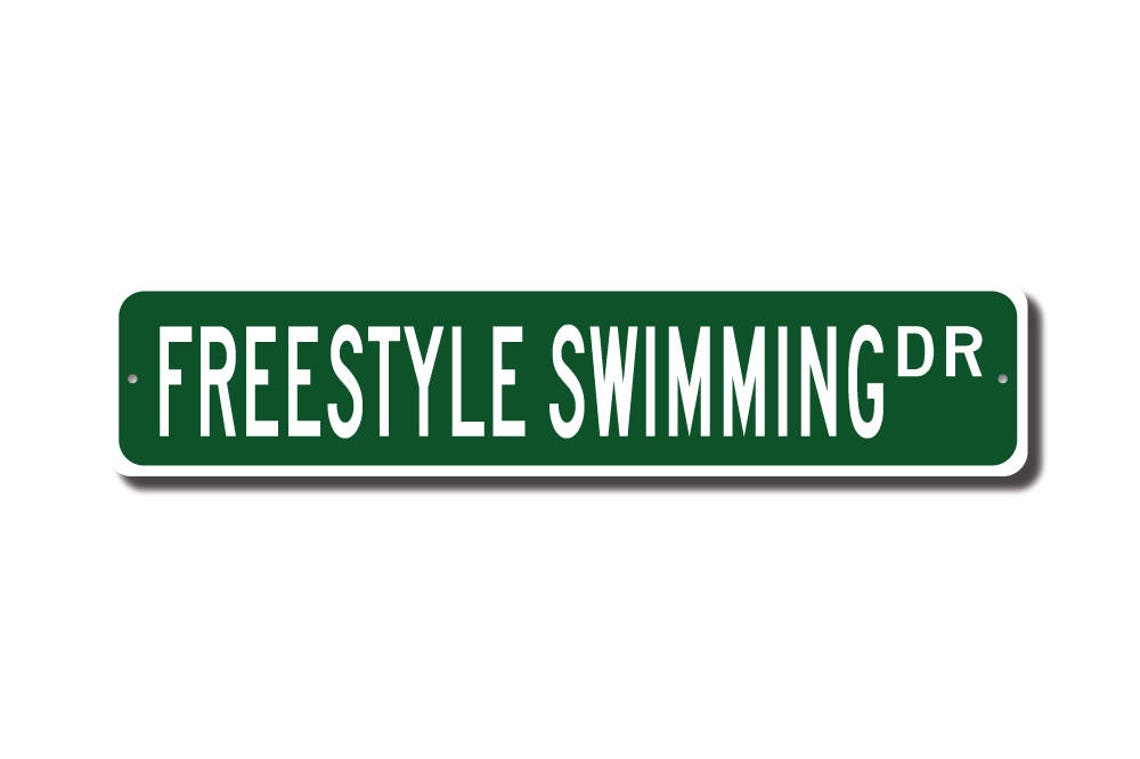 Freestyle Swimming Freestyle Swimming Sign Freestyle | Etsy