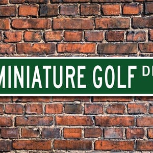 Miniature Golf, Miniature Golf Sign, Miniature Golf Fan, Miniature Golf ...
