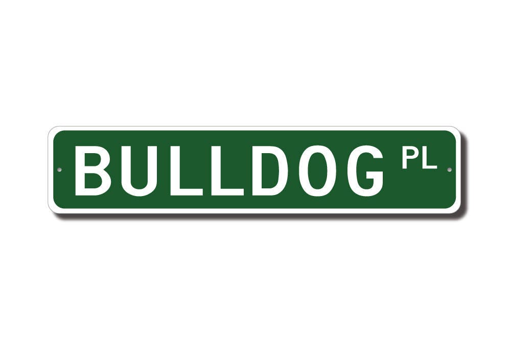 Bulldog Bulldog Gift Bulldog Sign Dog Lover Gift Custom - Etsy