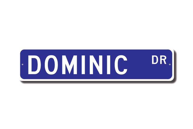 Dominic Dominic Sign Dominic Fan Dominic Decor Child Gift - Etsy