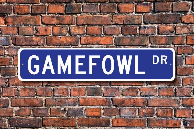 Gamefowl Gamefowl Gift Gamefowl Sign Gamefowl Decor - Etsy