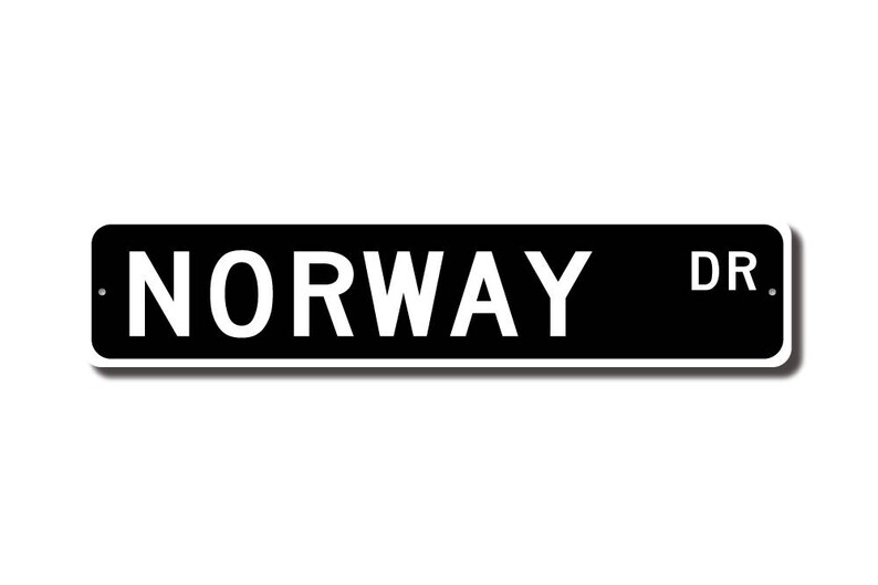 Norway Norway Gift Norway Sign Souvenir Sign Norway - Etsy