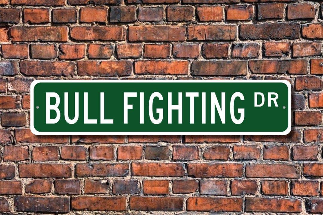 Bull Fighting, Bull Fighting Gift, Bull Fighting Sign, Bull Fighting ...