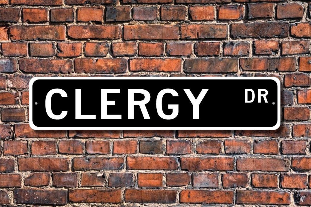 Clergy, Clergy, Clergy Gift, Clergy Sign, Clergy Decor, Clergyman ...
