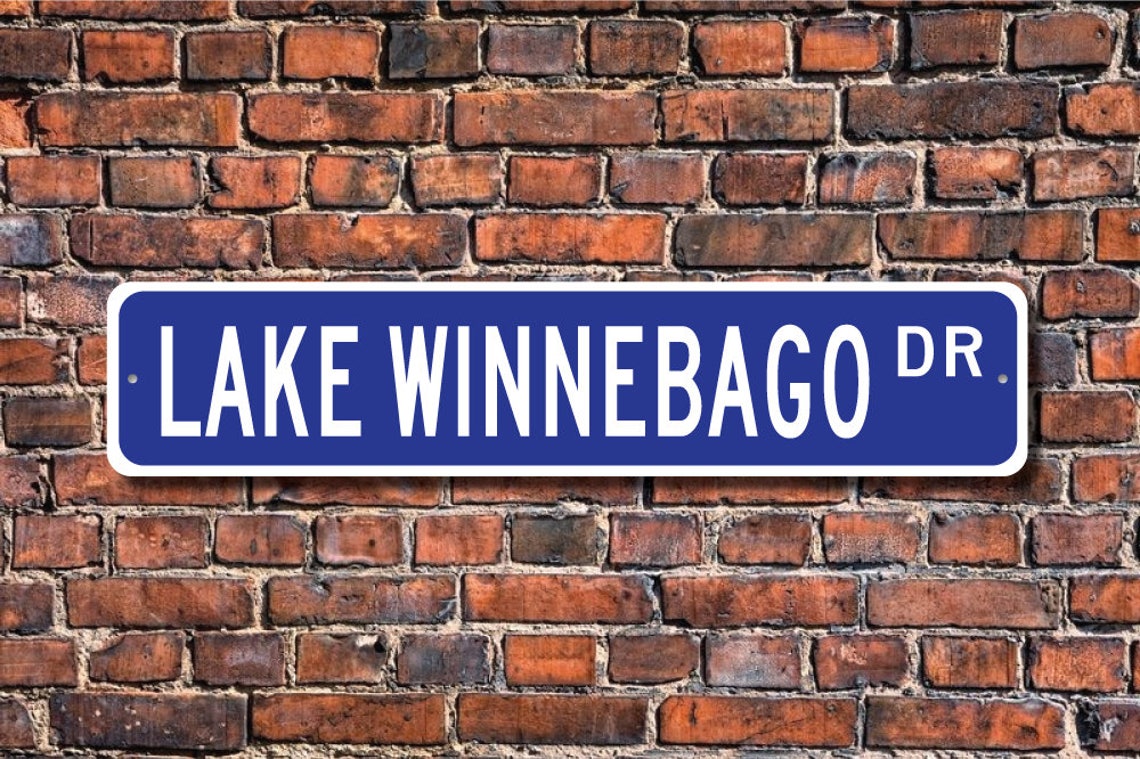 Lake Winnebago Lake Winnebago Sign Wisconsin Lake Lake | Etsy
