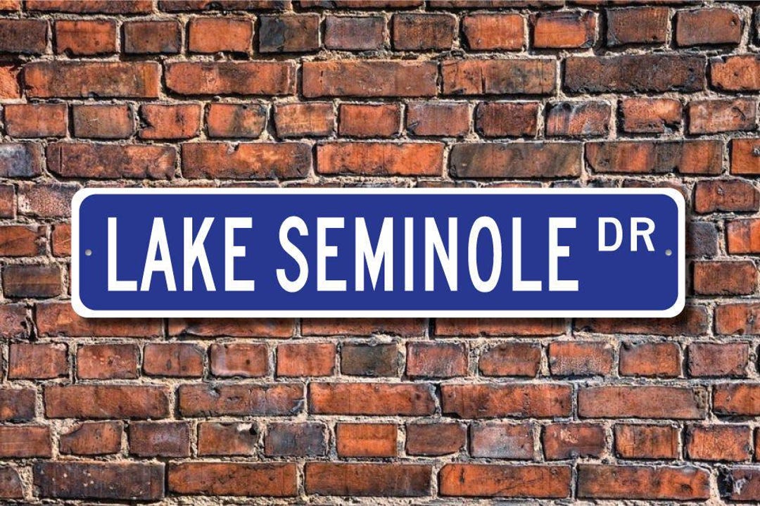 Lake Seminole, Lake Seminole Sign, GA-FL Border Lake, Lake Seminole ...