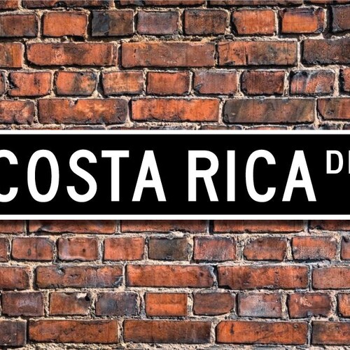 Costa Rica Sign Costa Rica Wall Decor Costa Rica Keepsake - Etsy