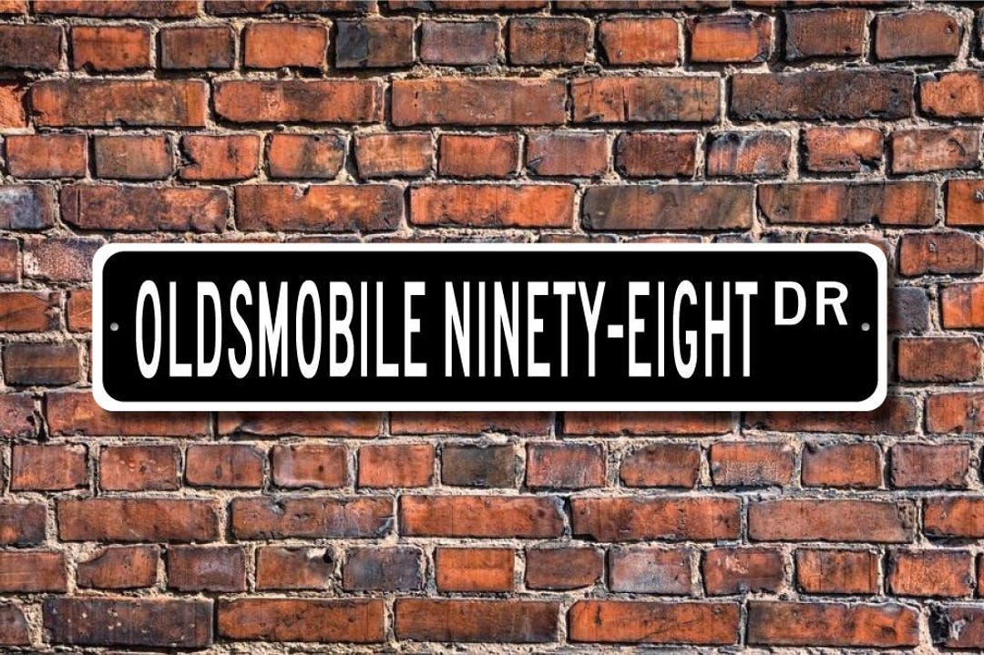 Ninety-eight, Oldsmobile Ninety-eight, Olds Ninety-eight Sign, Vintage ...