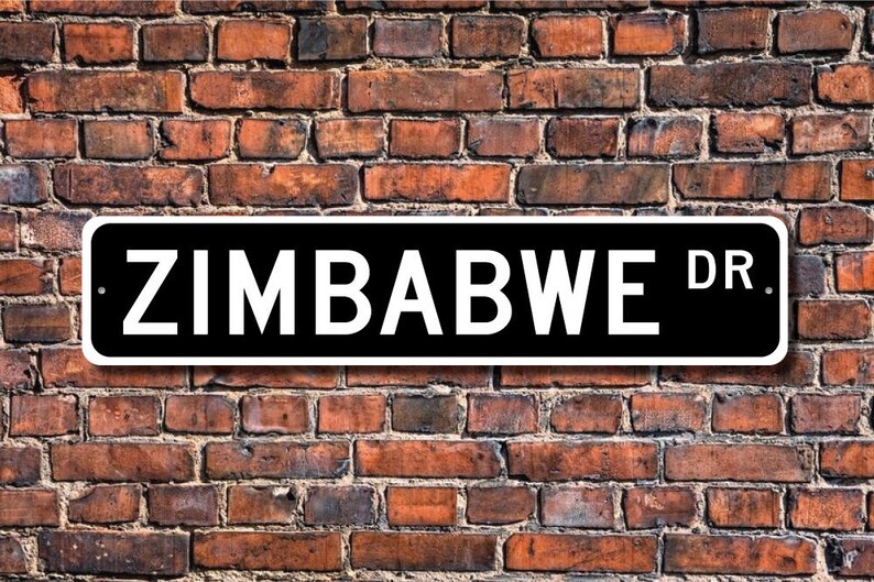 Zimbabwe Zimbabwe Gift Zimbabwe Sign Zimbabwe Souvenir - Etsy