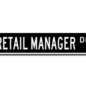 Retail Manager, Retail Manager Gift, Retail Manager Sign, Department ...