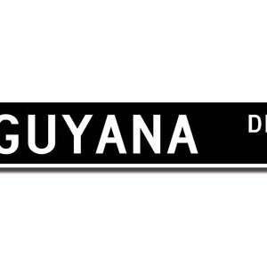 Guyana Sign, Guyana Wall Decor, Guyana Gift, Guyana Souvenir, Guyana ...