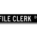 File Clerk, File Clerk Gift, File Clerk Sign, Gift for File Clerk ...