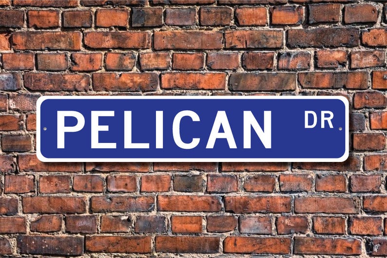 Pelican Pelican Gift Pelican Sign Pelican Decor Pelican - Etsy