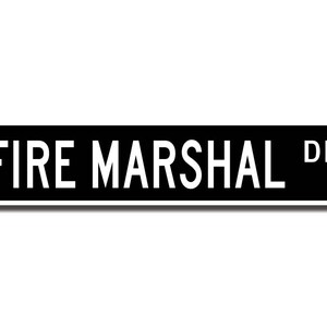 Fire Marshal, Fire Marshal Gift, Fire Marshal Sign, Gift for Fire ...