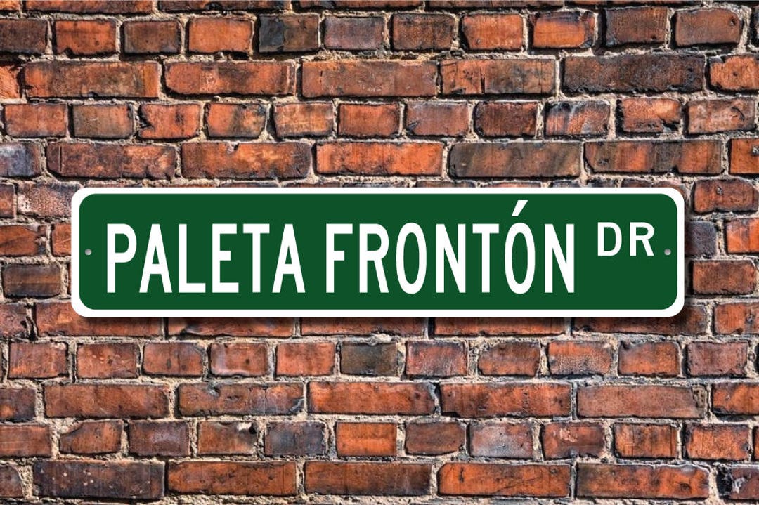 Paleta Fronton Paleta Fronton Sign Paleta Fronton Fan - Etsy