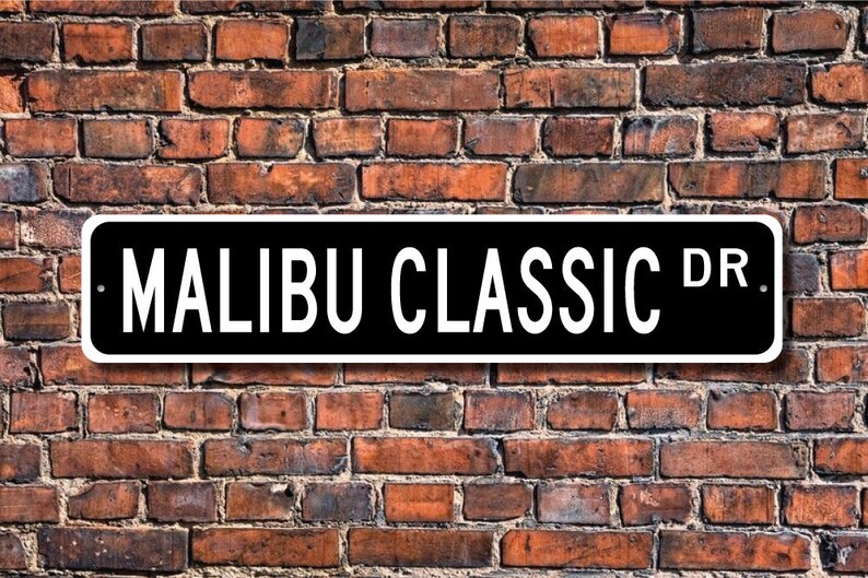 Malibu Classic Chevrolet Malibu Classic Sign Chevy Malibu - Etsy