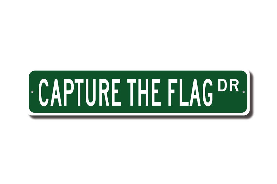 Capture the Flag Capture the Flag Sign Capture the Flag - Etsy