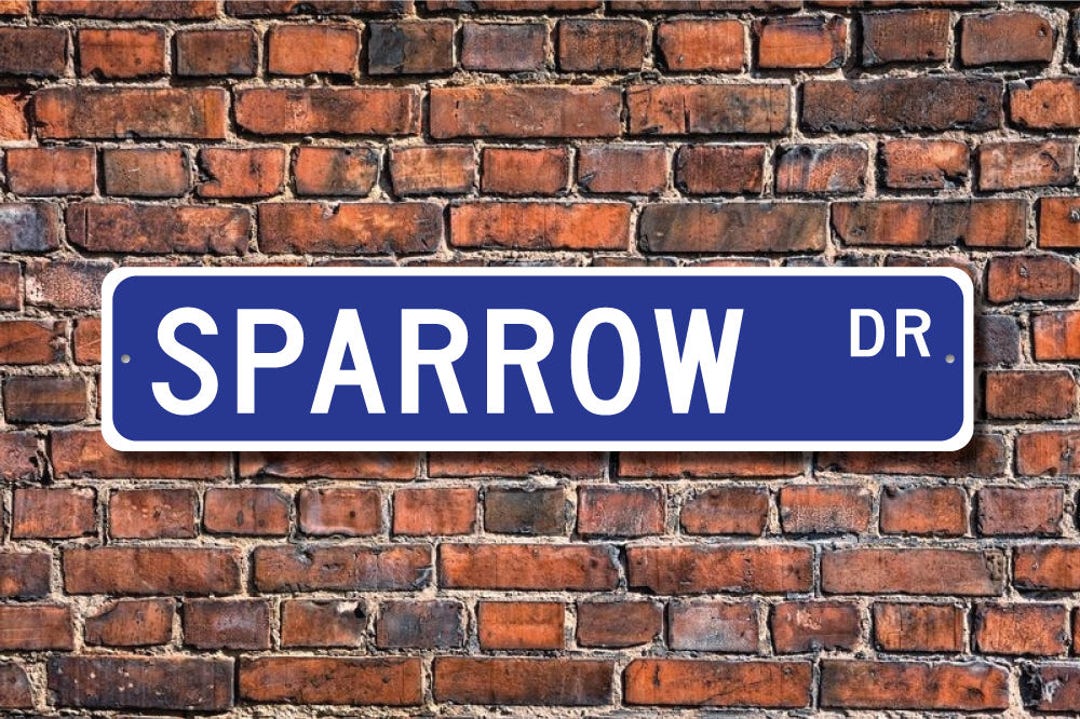 Sparrow, Sparrow Gift, Sparrow Sign, Sparrow Decor, Sparrow Lover ...