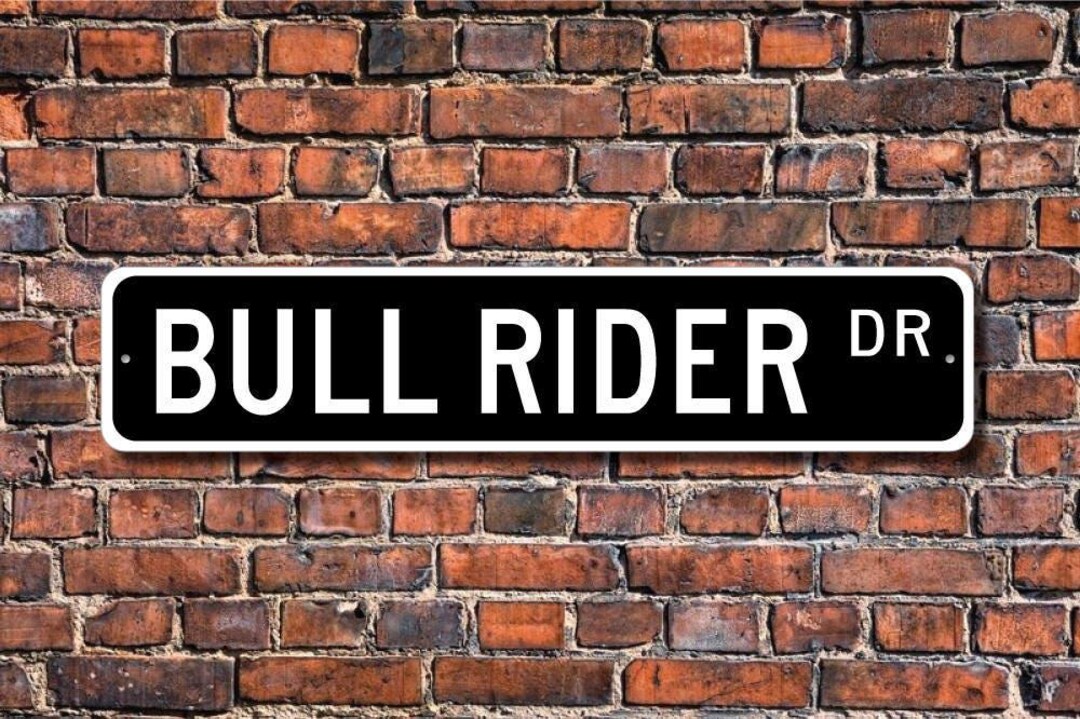 Bull Rider, Bull Rider Gift, Bull Rider Sign, Bull Rider Decor, Rodeo ...
