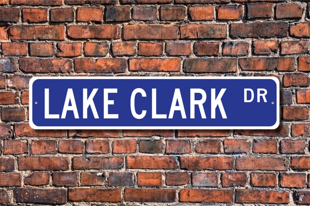 Lake Clark, Lake Clark Sign, Lake Clark Gift, Lake Clark Visitor, Lake ...