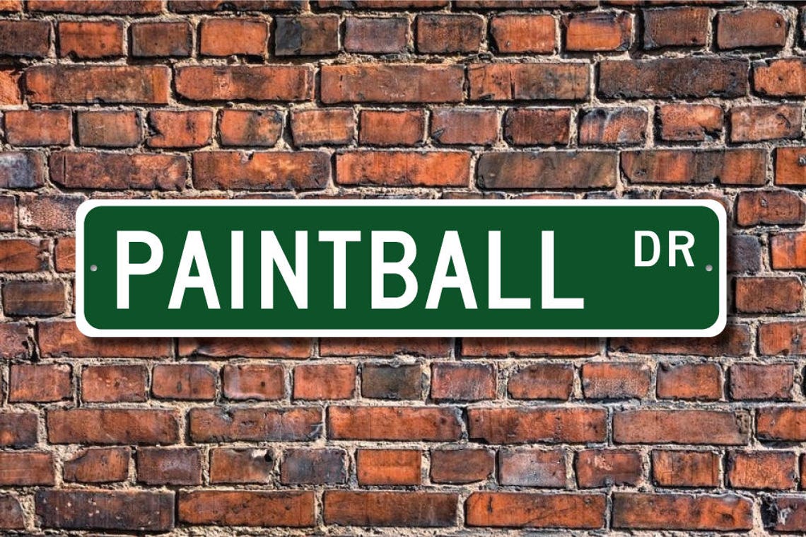 Paintball Paintball Sign Paintball Fan Paintball Player | Etsy