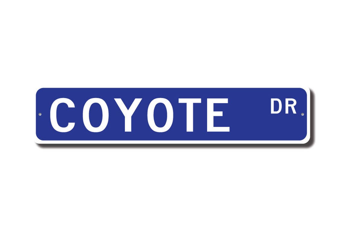 Coyote Coyote Gift Coyote Sign Coyote Decor Coyote Expert - Etsy