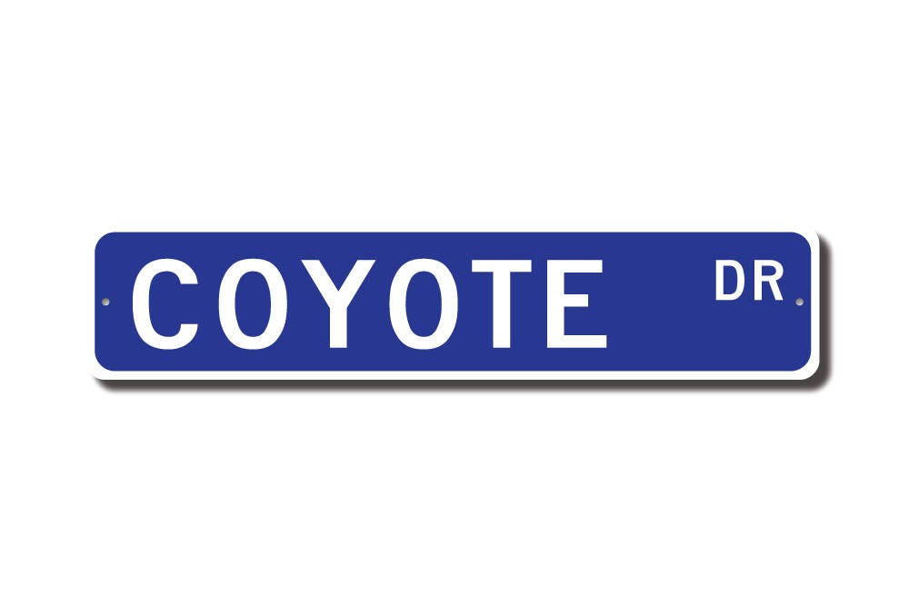 Coyote Coyote Gift Coyote Sign Coyote Decor Coyote Expert - Etsy