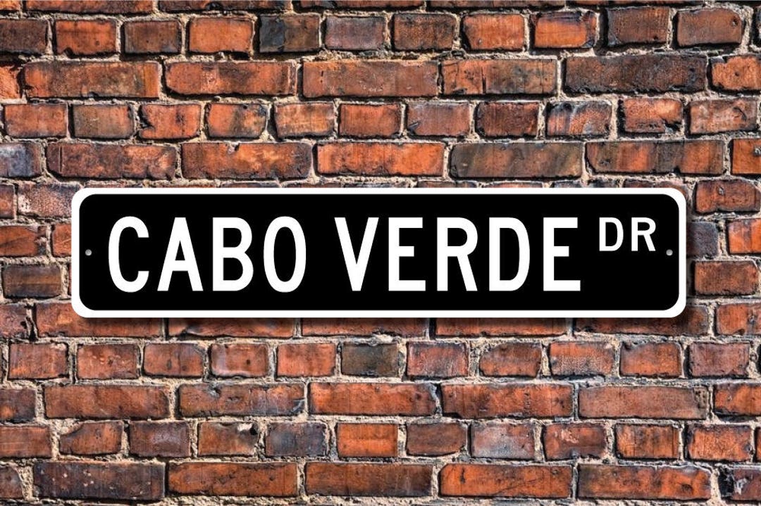 Cabo Verde Sign, Cabo Verde Gift, Cabo Verde Keepsake, Cabo Verde Wall ...
