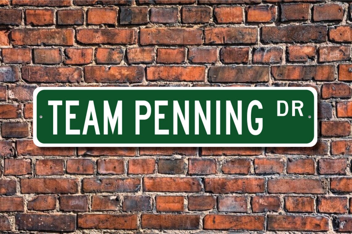 Team Penning Team Penning Sign Team Penning Fan Team - Etsy