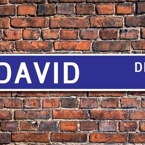 David David Sign David Fan David Decor Child Gift - Etsy