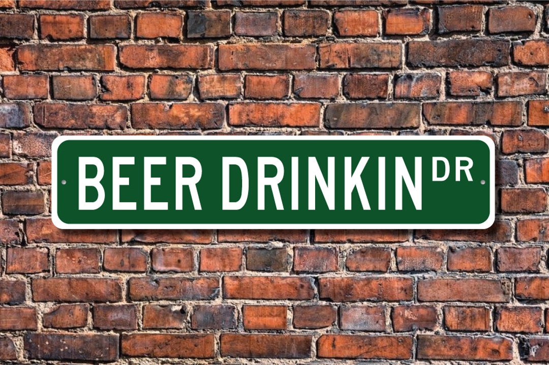 Beer Drinkin Sign, Beer Enthusiast Gift, Beer Decor, Beer Man Cave ...