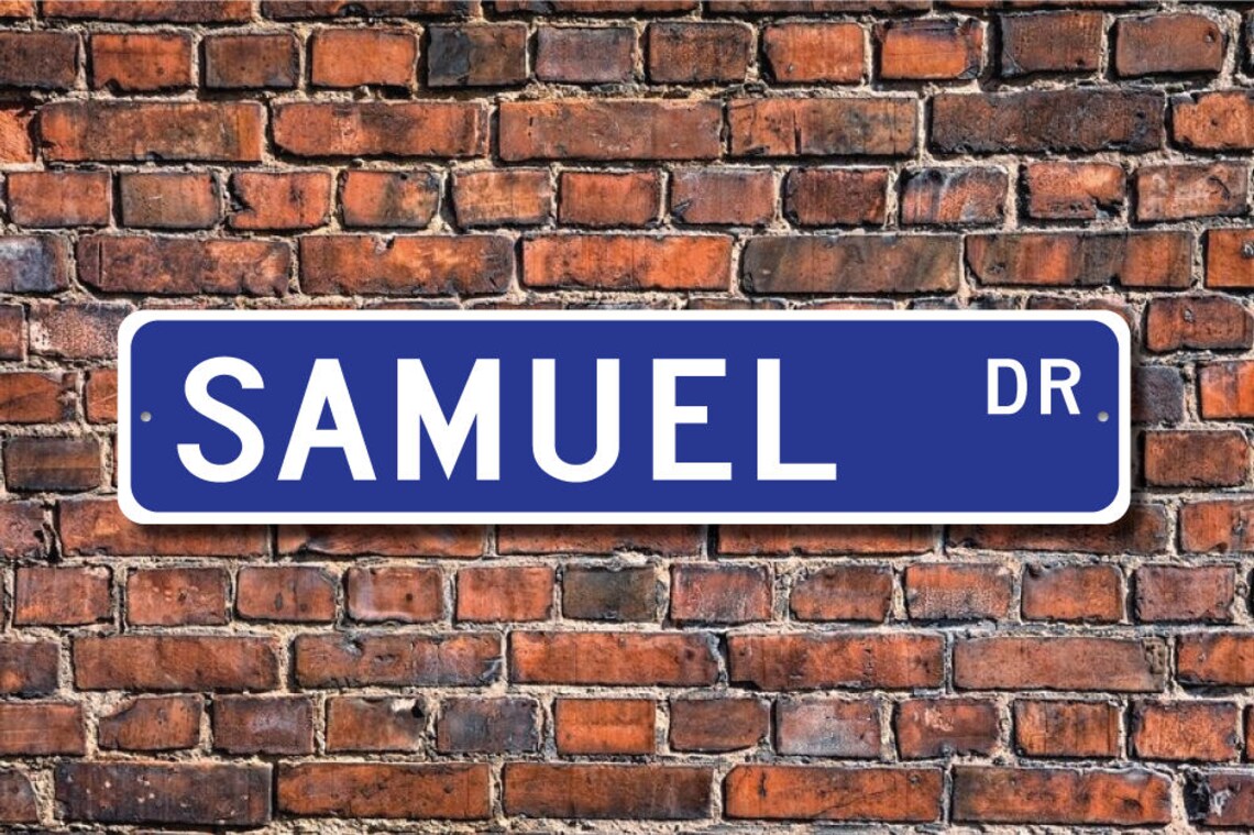 Samuel Samuel Sign Samuel Gift Samuel Decor Child Gift - Etsy