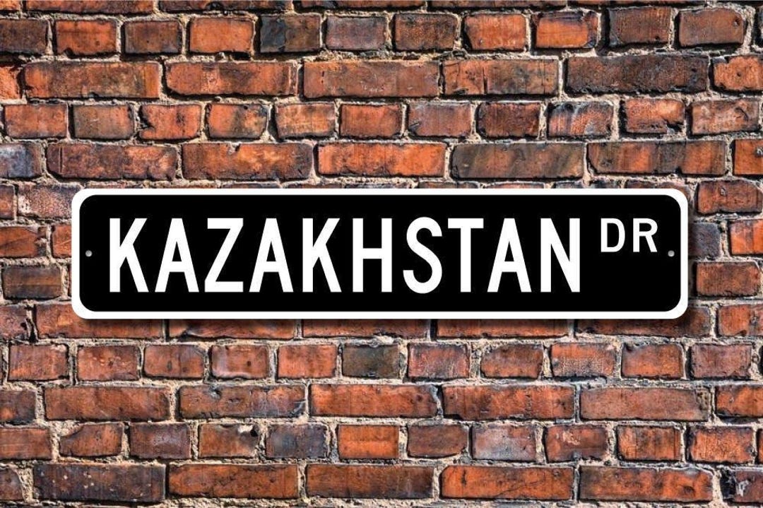 Kazakhstan Sign, Kazakhstan Gift, Kazakhstan Souvenir Sign, Kazakhstan ...
