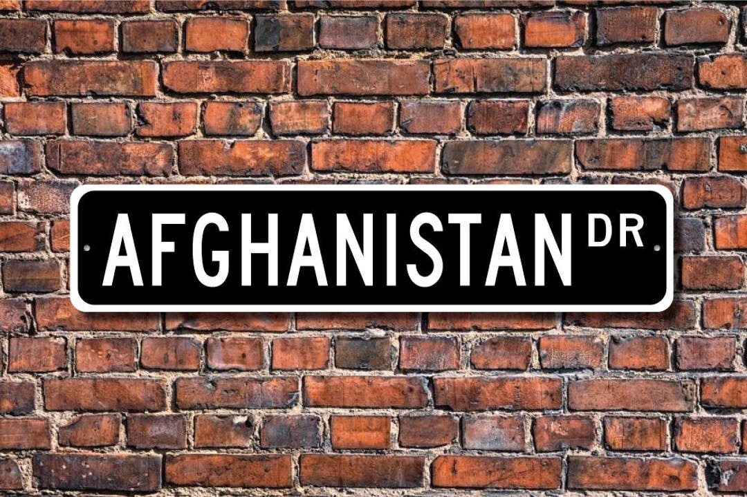 Afghanistan Sign, Afghanistan Gift, Custom Country Sign, Afghanistan ...