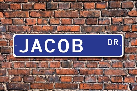 Jacob Jacob Sign Jacob Fan Jacob Decor Child Gift | Etsy