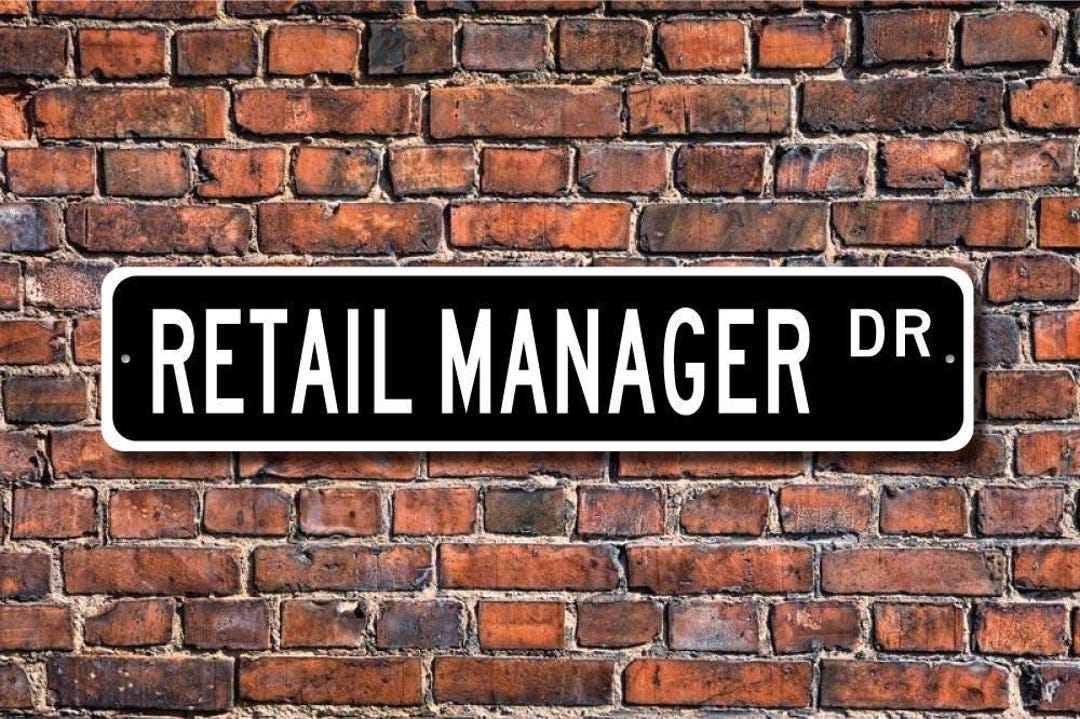Retail Manager, Retail Manager Gift, Retail Manager Sign, Department ...
