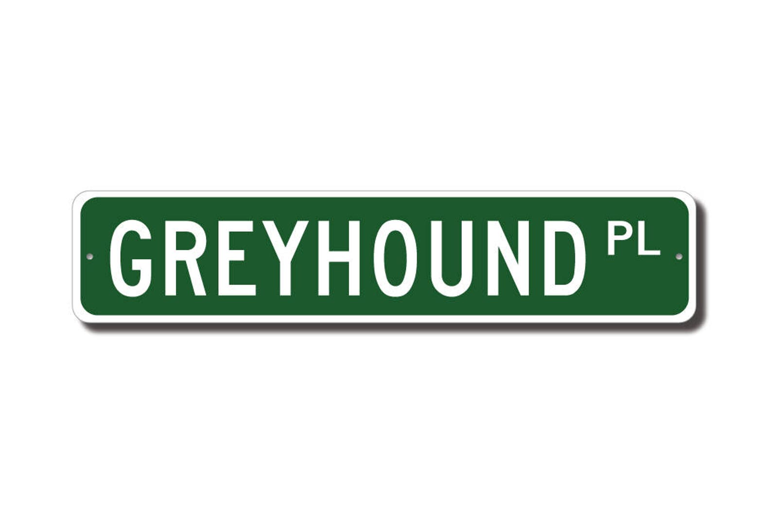 Greyhound Greyhound Lover Greyhound Sign Custom Street | Etsy