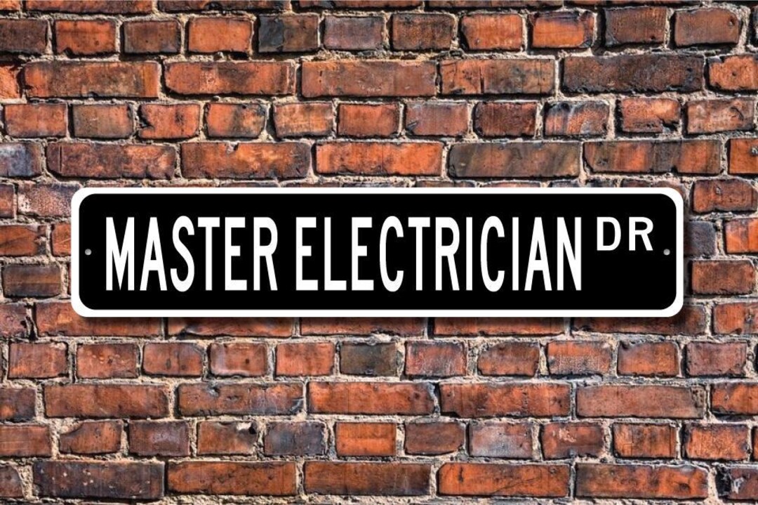 Master Electrician, Master Electrician Gift, Master Electrician Sign ...