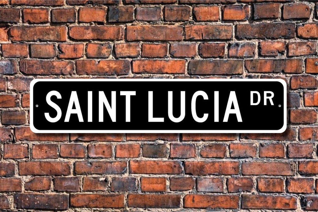 Saint Lucia, Saint Lucia Gift, Saint Lucia Sign, Souvenir, Saint Lucia ...