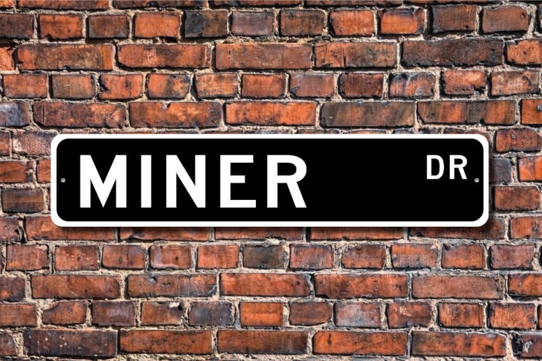 Miner, Miner Gift, Miner Sign, Mine Employee, Ore Studies, Coal Mine ...