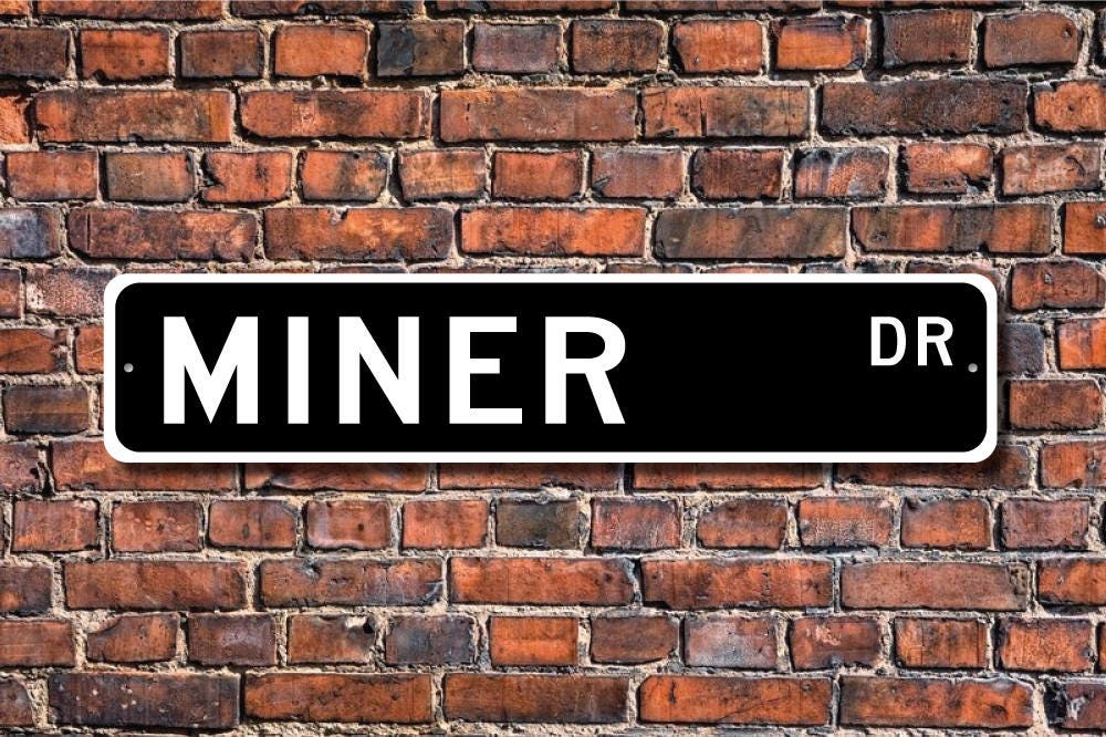 Miner Miner Gift Miner Sign Mine Employee Ore Studies - Etsy Canada