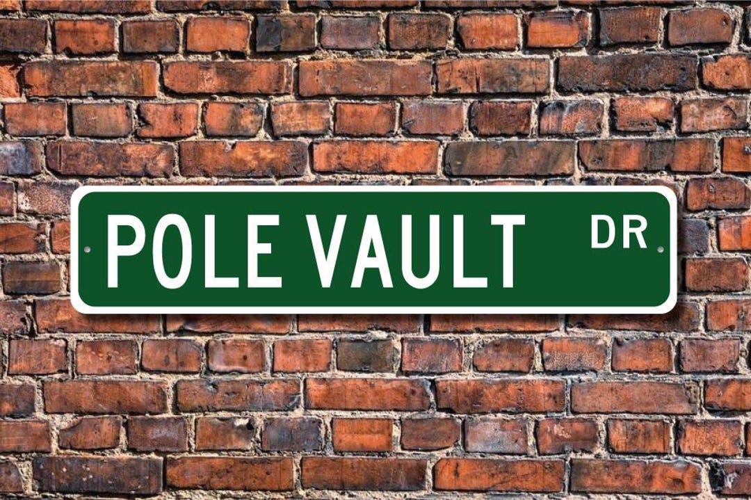 Pole Vault, Pole Vault Sign, Pole Vault Fan, Pole Vault Gift, Pole ...