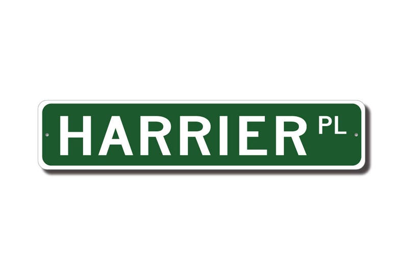 Harrier Harrier Lover Harrier Sign Custom Street Sign | Etsy