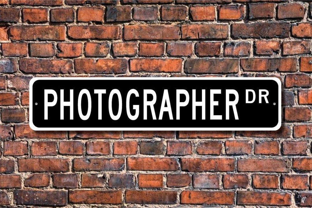 Photographer, Photographer Gift, Photographer Sign, Portrait ...