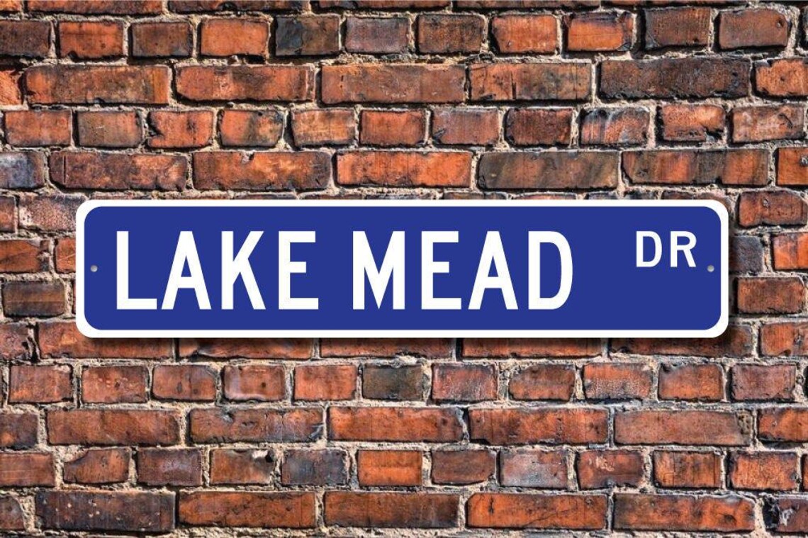 Lake Mead, Lake Mead Sign, Lake Mead Gift, Nevada-arizona Lake, Lake ...