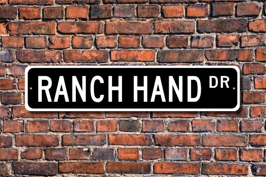 Ranch Hand, Ranch Hand Gift, Ranch Hand Sign, Cattle Rancher, Horse ...